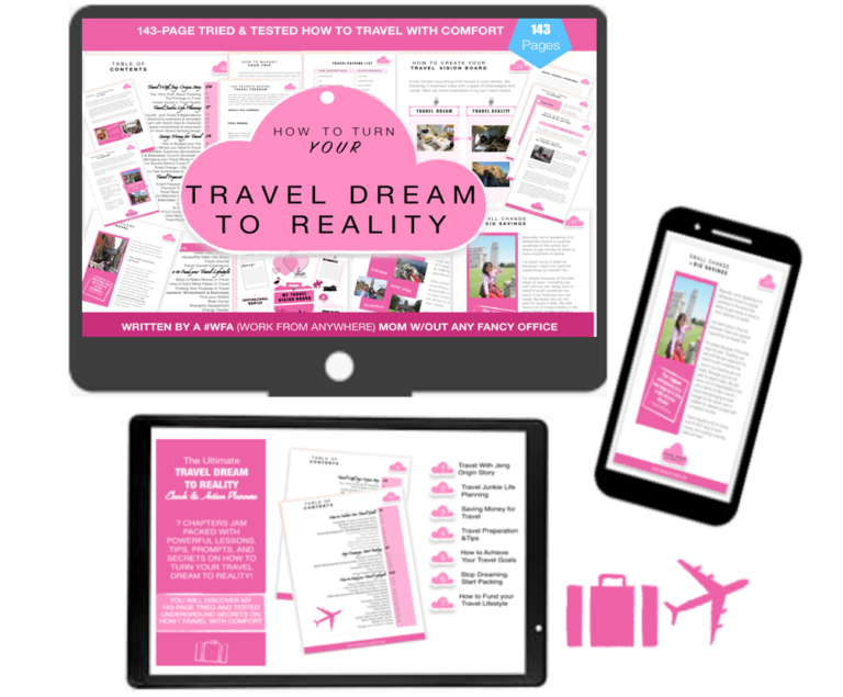 Travel Dream To Reality Ebook (143-Page Proven & Tested) - Travel With Jeng